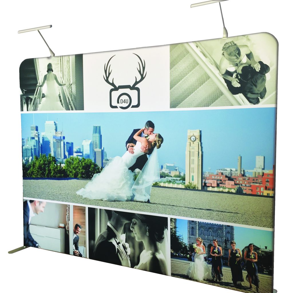 EZ-Tube Wall Straight (canvas and structure) - M&M Graphic