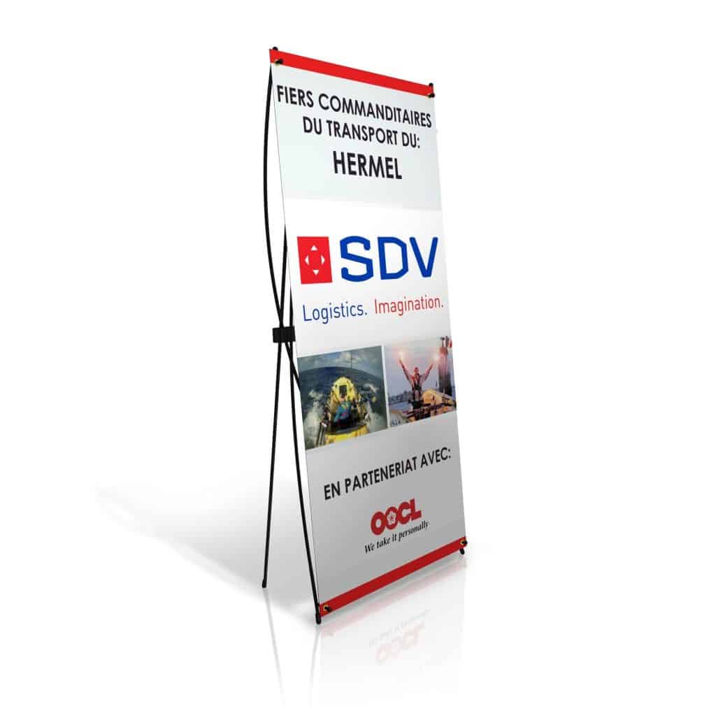 X-Stand (canvas and structure) - M&M Graphic