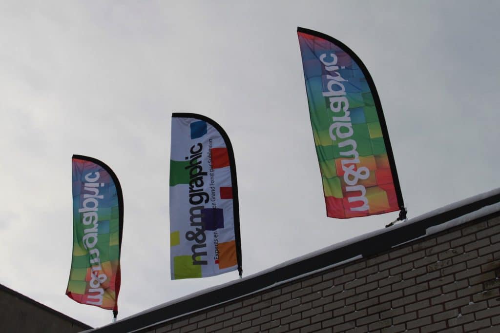 Example project: how to manage an order of 4000 flags? - M&M Graphic